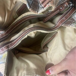 Fossil | Bags | Vintage Fossil Patchwork Shoulder Bag | Poshmark